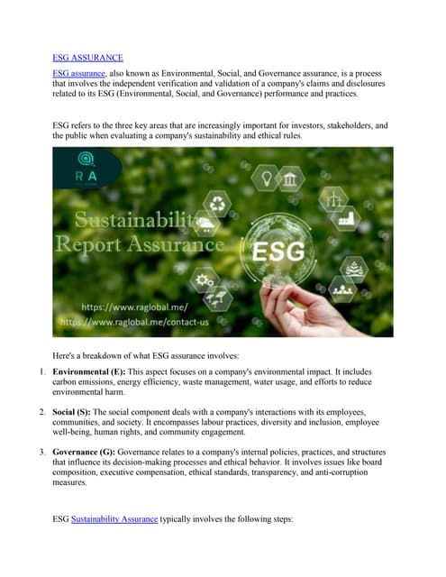 What is an esg audit? | PDF