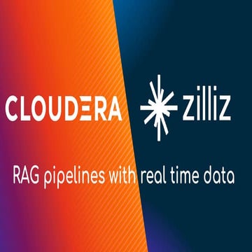 RAG Pipelines with Real-Time data Cloudera | PDF