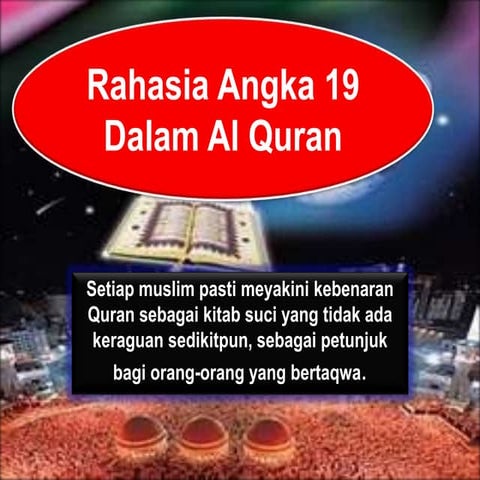 Rahasia angka 19 dalam | PPTX