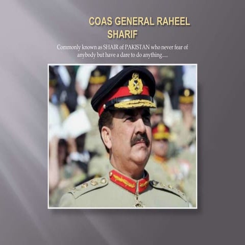 Raheel sharif | PPT