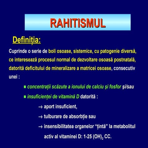 Rahitismul | PPT
