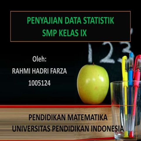 Penyajian data statistik ppt | PPTX