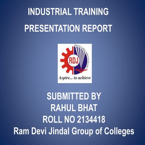 RAHUL BHAT VEHICLE RBT SOK SERVICE PPT.pptx | Automotive Industry | Industries