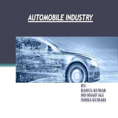 Automobile Industry | PPTX