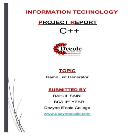 Bca 2nd Year C File Pdf 