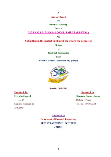 132kv Substation | PPT