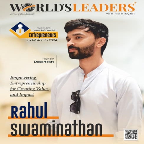 Rahul Swaminathan: Empowering Entrepreneurship for Creating Value and ...