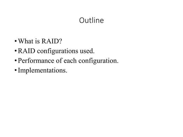 Raid Redundant Array Of Independent Disks Pdf Data Storage And 3934