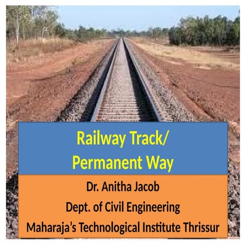 SLEEPERS - RAILWAY ENGINEERING | PPTX