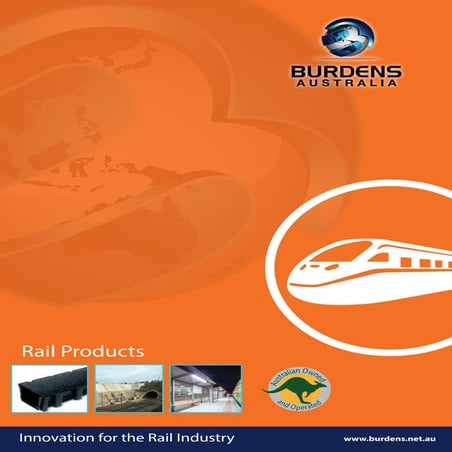 Burdens Australia Rail Sector Capabilities | PDF