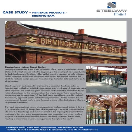 Rail case study birmingham layout 1 | PDF