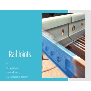 Rail Joints.pdf | Rail Travel | Travel Type