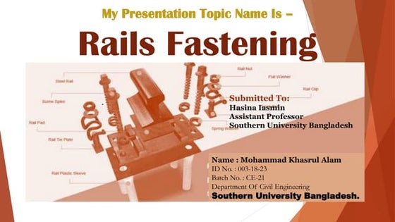 Corrugated (roaring), Hogging, Buckling, Kinks in rails | PPT