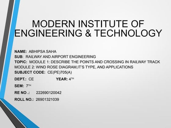 Railway points, crossings and components | PPTX | Rail Travel | Travel Type
