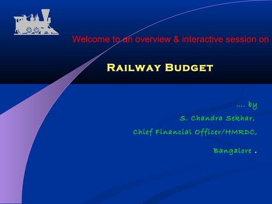 Allocations and classification in Indian Railways | PPT