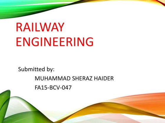 Railways stations classification | PPT