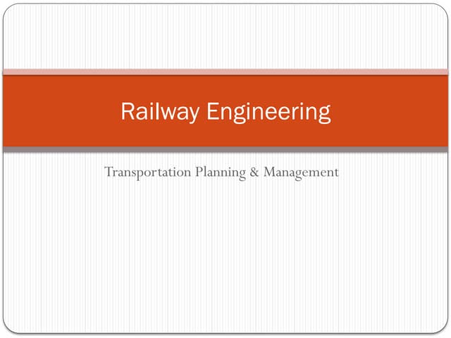 Components of railway track | PPTX