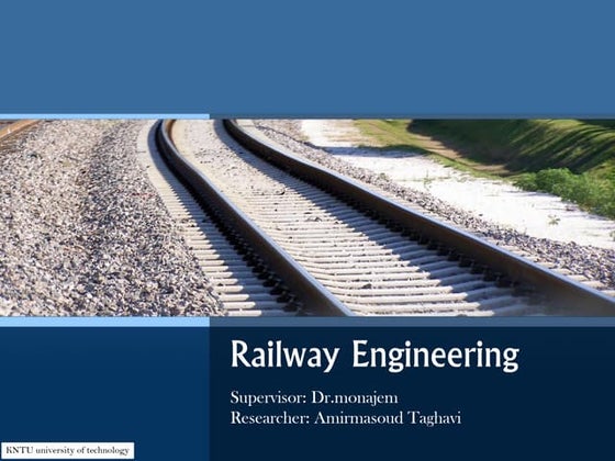 Earthwork & track formation Railway Engineering | PPT