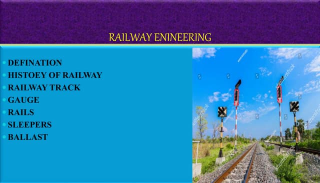 Presentation on indian railway | PPTX