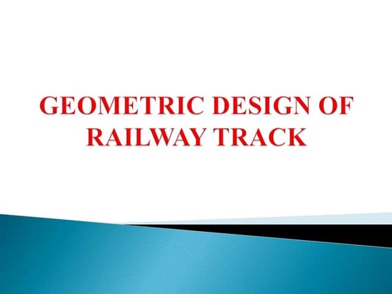 Surveys & alignment of Railway Engineering | PPT