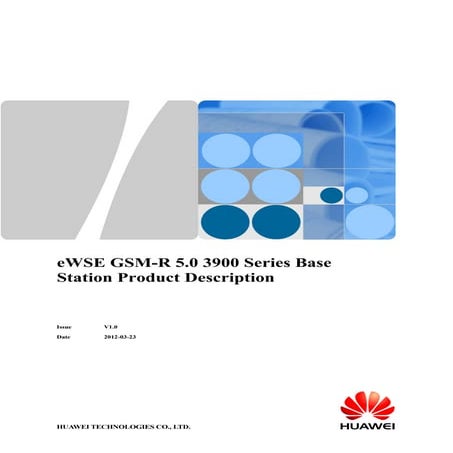 Railway operational communication solution gsm r-5.0_3900_series_base ...