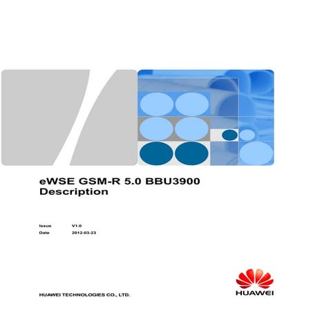 Huawei BTS 3900 Hardware Structure | PDF