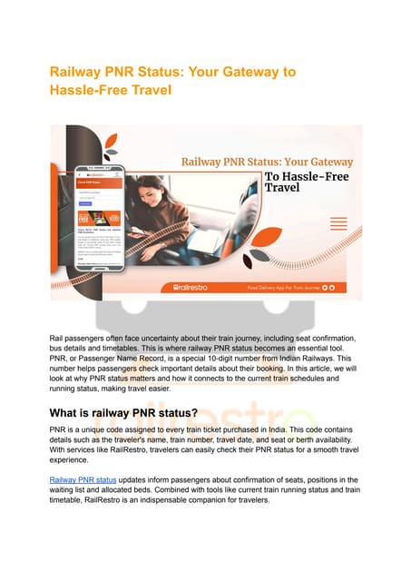 What Does Each PNR Status Code Mean_ Complete List for Rail Travelers.pdf
