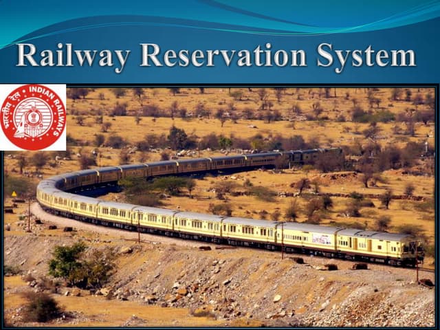Railway management system, database mini project | PDF