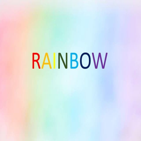 Rainbow grade 1 | PPTX