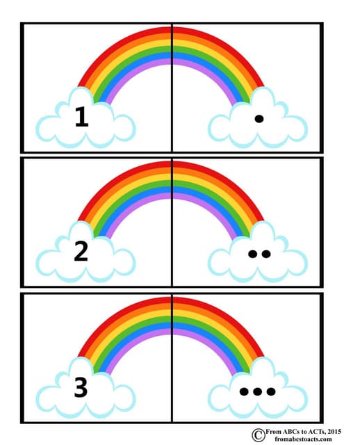 cartas de contar objetos del espacio | PDF