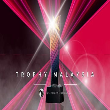 Rainbow Crystal Trophies at Trophy-World Malaysia | Custom Trophies ...