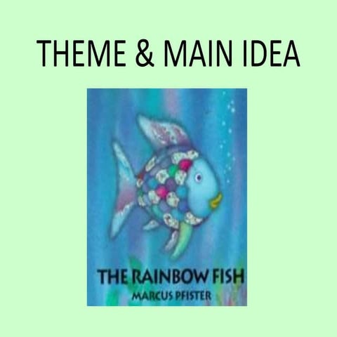 Rainbow fish theme | PPTX