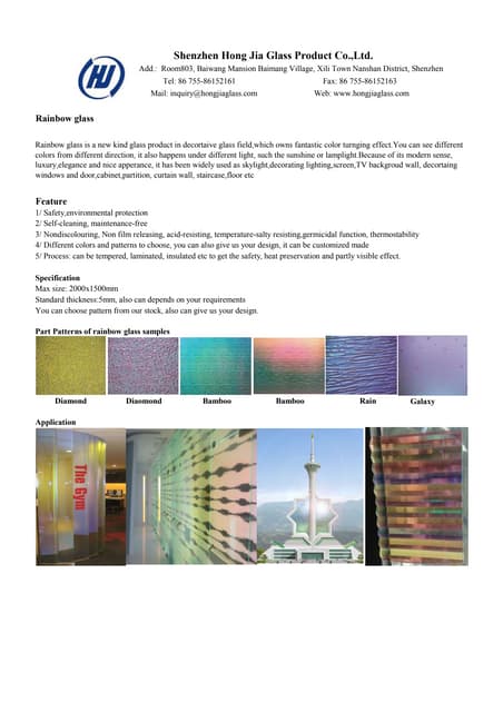 Decorative Anti Slip Glass | PDF