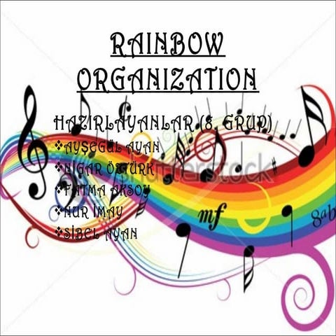 Rainbow organization sunum | PPT