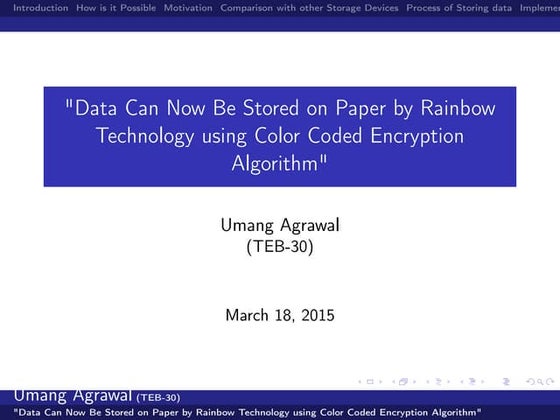 Rainbow Art Portfolio | PPT