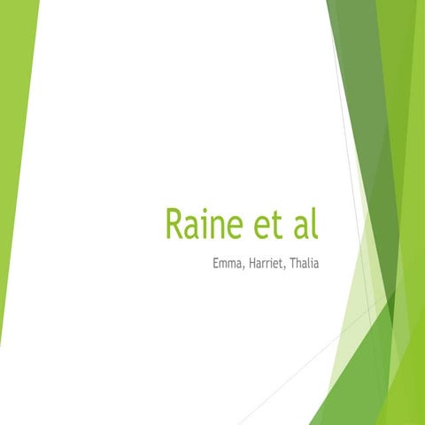 Raine et al | PPT