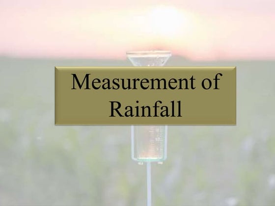 Estimating Missing Rainfall Datapptx
