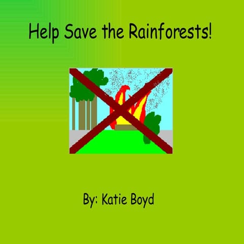 Help Save The Rainforest! | PPT