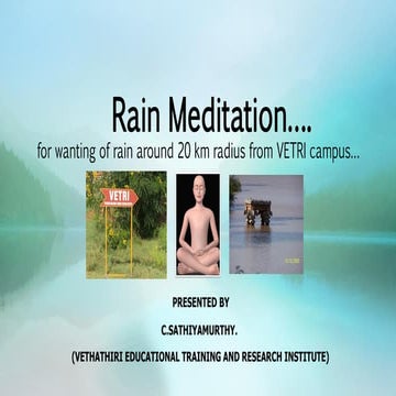 Rain meditation 6.5.21