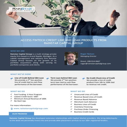 Rainstar Capital Group Fintech Programs | PDF