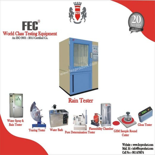 Testing/Manufacture/Rain tester | PPT