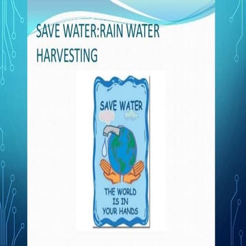 Rain Water Harvesting Poster Posterkart Environmental Awareness Poster