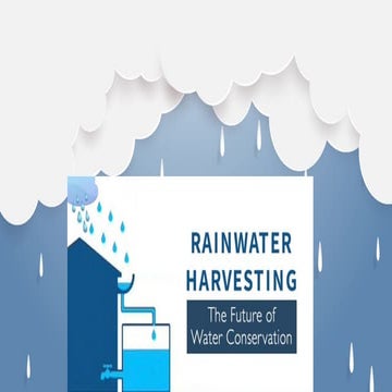 RAIN WATER HARVESTING-conservation of rain water | PPTX