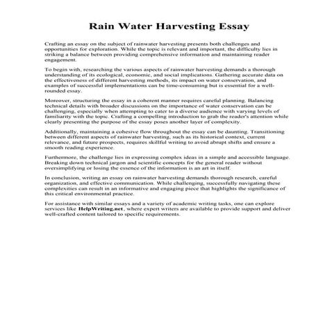 Rain Water Harvesting Essay.pdf