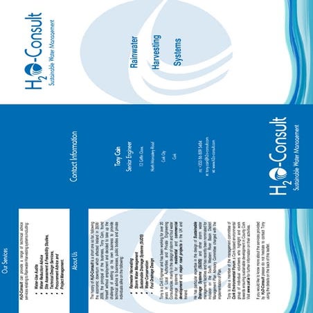 Rain Water Harvesting Leaflet H2 O Cons | PDF