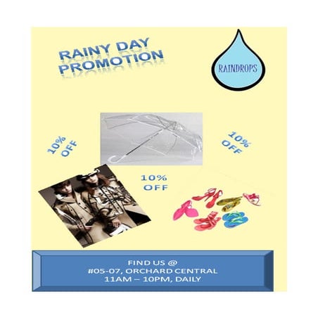 Rainy day ads | PDF