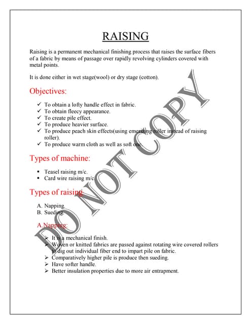 Fabric Compacting Process and Compacting Machines | PPTX