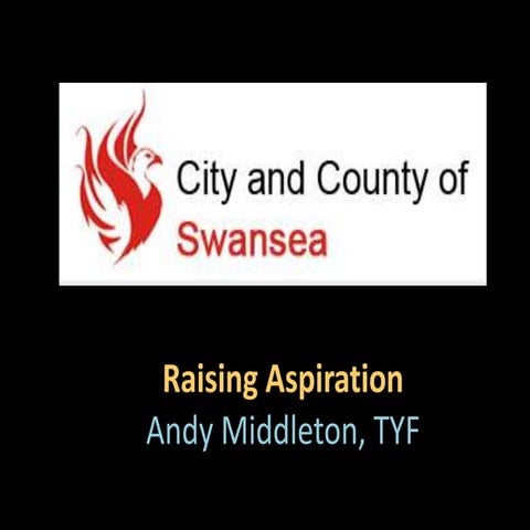 Raising aspiration swansea 28 may | PPTX