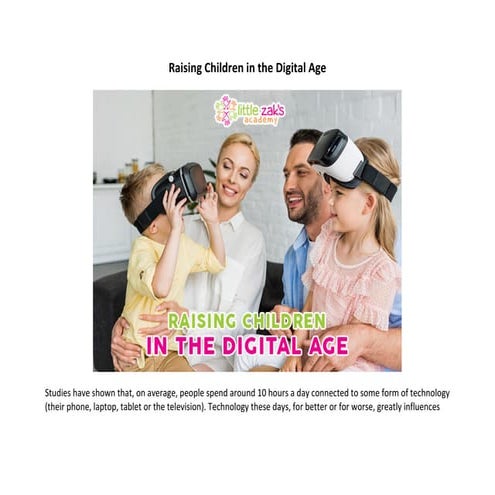 Raising Children in the Digital Age | PDF