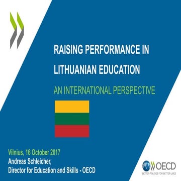 Raising Performance in Lithuanian Education - An International ...